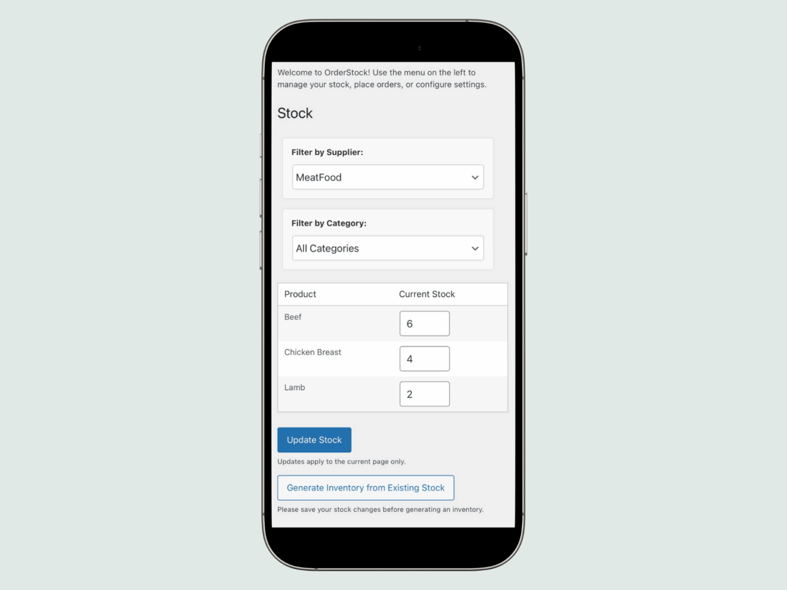 OrderStock Pro for WordPress - Tulipe Media